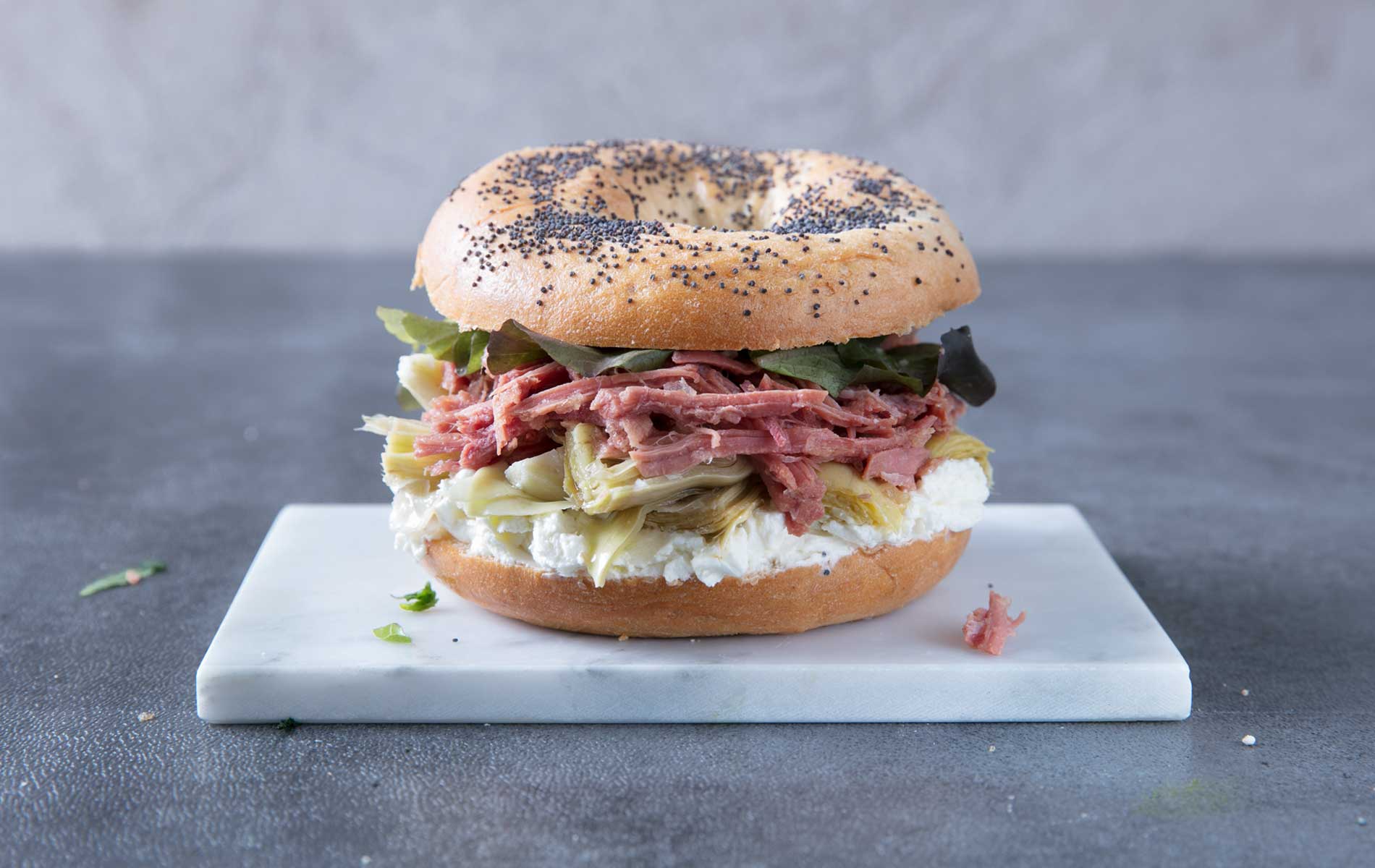 Bagel con Simmenthal e carciofini - Simmenthal